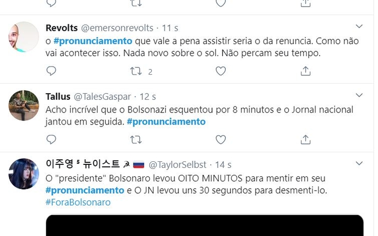 Após Pronunciamento Bolsonaro é Massacrado Na Web E Alvo De Panelaço