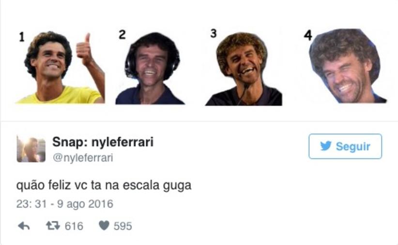 Guga é destaque durante transmissão da Globo e vira meme